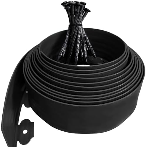 Garden Edging 10M, 10cm Tall No-Dig Landscape Edging Kit, Lawn Edging ...