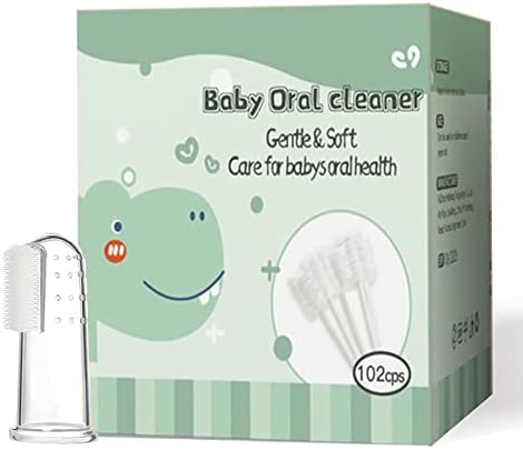 Amazon.com: 35PCS Finger Cots Baby Mouth Cleaner, Baby Tongue Cleaner ...