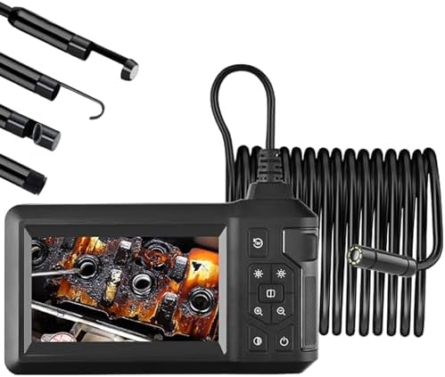 YINCORD Industrial Endoscope - Handheld Snake Camera with 16.4ft/5m ...