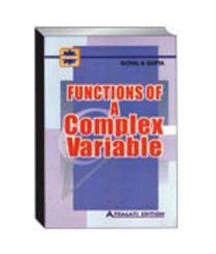 Amazon.in: Buy Functions of a Complex Variable Book Online at Low ...