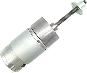 Amazon.co.jp: 12V Microelectric Motor Long Shaft DC Motor 6V Thread ...