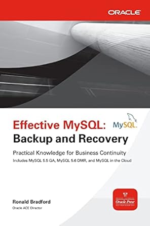 Effective MySQL: Backup and Recovery : Buy Online at Best Price in KSA ...
