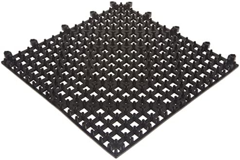 Amazon.com: Winco Interlocking Bar Mat, 12 by 12-Inch, Dark Smoke,Black ...