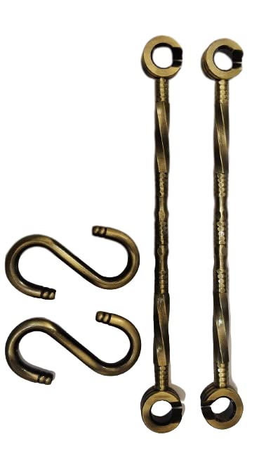 Star Premium Brass Jhula Chain (7 Feet) Mala Varam Design Antique Brass ...