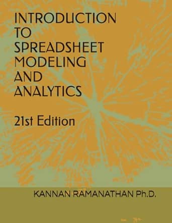 Amazon.com: INTRODUCTION TO SPREADSHEET MODELING AND ANALYTICS ...