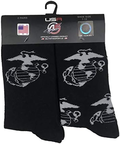 Amazon.com: US Marine Corps Dress Socks 2 Pairs USA Made : Clothing ...