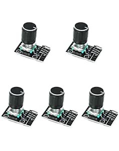 5 PCS 360 Degree Rotary Encoder Module KY-040 Brick Sensor Development ...