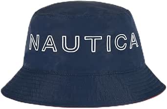 NAUTICA Men's Hail Reversible Bucket Hat, Red, One Size : Amazon.com.au ...