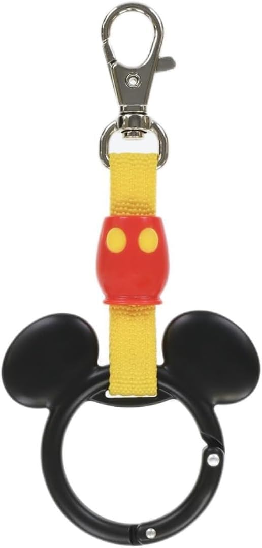 Amazon.co.jp: Disney Resort Line Leather Leather Keychain Carabiner ...