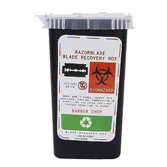 Secure Sharps Disposal Container for Barbershop and Salon | Hair ...