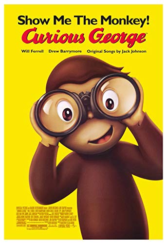 Amazon.com: CURIOUS GEORGE MOVIE POSTER 2 Sided ORIGINAL 27x40 WILL ...