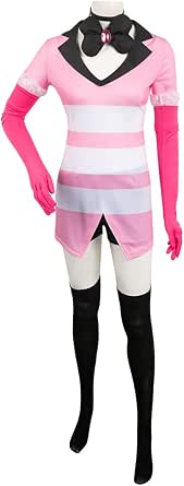 Amazon.com: Liutali Women Angel Dust Cosplay Costume Angel Dust Costume ...