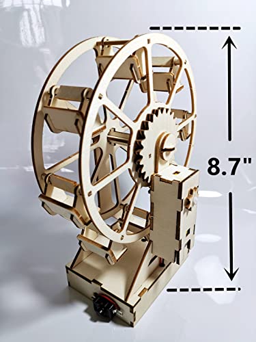 Snapklik.com : Electric Wooden Ferris Wheel Building Kit - DIY STEM ...