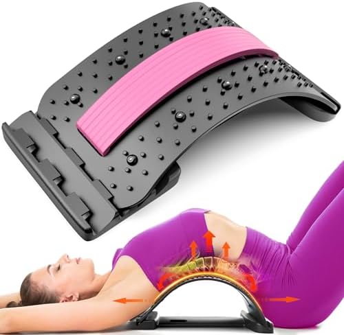 Amazon.com: MINOLL Back Stretcher for Lower Back Pain Relief, 4 Level ...