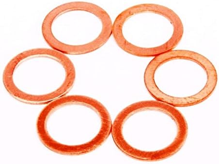 Amazon.com: COPPER CRUSH WASHERS ID 18mm / 6 PACK : Industrial & Scientific