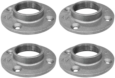 Amazon.com: PIPE DECOR 2" Malleable Iron Floor Flange 4 Pack ...