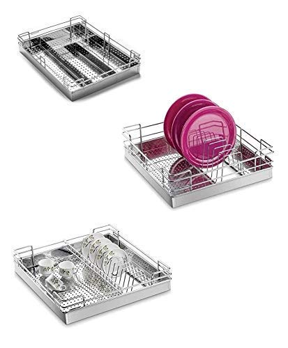 Parth Metal Perporated Stainless Steel Modular Kitchen Basket/Kitchen ...