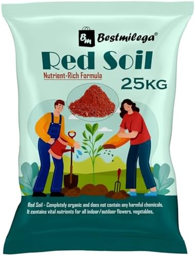 EarthPower Garden Red Soil for Plants - 25 Kg | Fertilizer for Plants ...