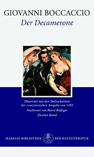 Der Decamerone, Band 2 : Boccaccio, Giovanni, Rüdiger, Horst, Diezel, Gustav: Amazon.de: Bücher