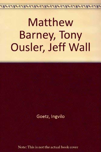 Amazon | Matthew Barney, Tony Ousler, Jeff Wall | Goetz, Ingvilo | History