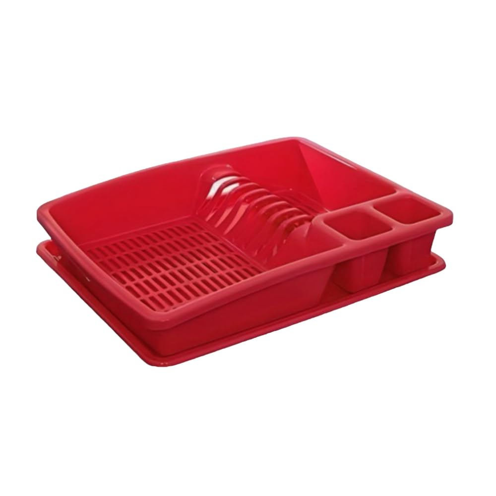 ECO Plastic Dish Drainer Utensil Holder, Draining Board, Dish Rack ...