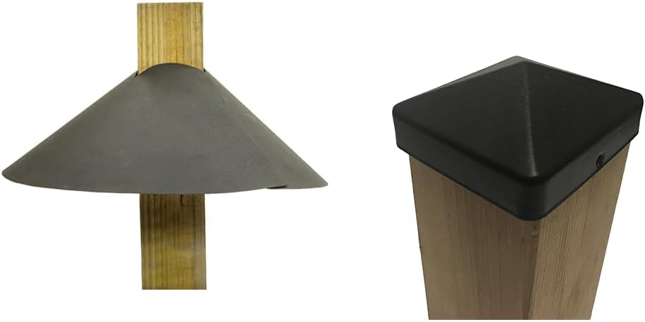 Amazon.com : Achla Designs Squirrel Deflector for 4 by 4 Post, Black ...