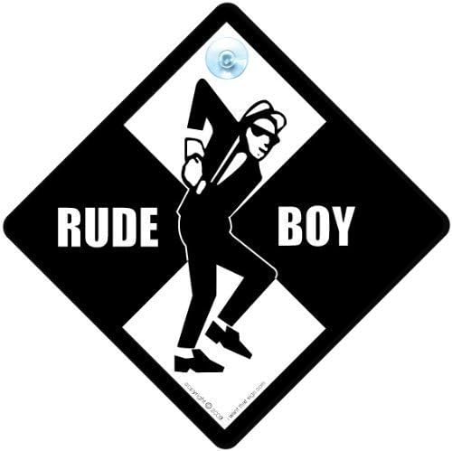 Rude Boy Sign, Rude Boy, Rude Boy Car Sign, Two Tone Sign, 2 Tone Sign ...