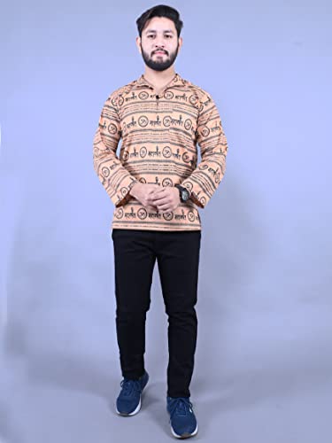 Buy The Printex India Mahakal Design Om Print mahadev Short Kurta for ...