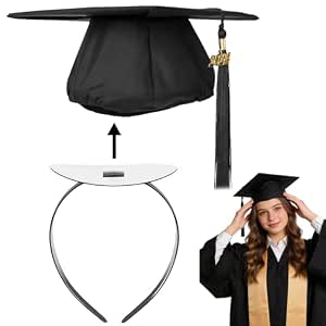 Amazon.com : Gaduupa Round Graduation Cap Headband Insert Firm Anti ...