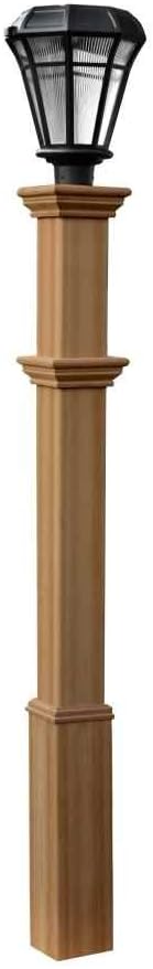 Amazon.com : Vita 10"x10"x72" Providence Round Vinyl Lamp Post, White ...