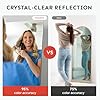 Amazon.com: Kosmonia 58x18 Frameless Full Length Silver Mirror w ...