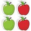 Amazon.com: Wonmon 40PCS Apple Cutouts for Classroom Decorations, Red ...