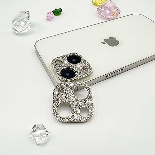 Amazon.com: LNtech [2 Pack] Bling Crystal Camera Lens Protector for ...