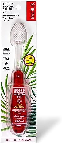 Amazon.com : RADIUS Tour Travel Brush & Case With Replaceable Brush ...