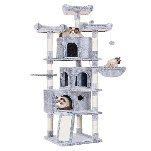 Snapklik.com : Hey-brother XL Cat Tree, 73.4 Inch Cat Tower