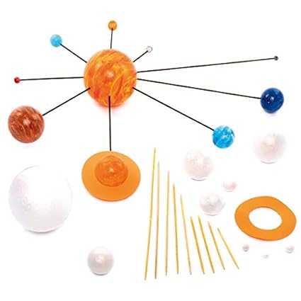 Make Your Own Solar System Kits with Various Sizes Polystyrene Balls ...