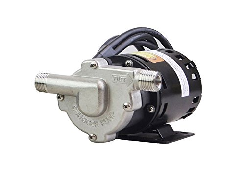 Chugger Pumps CPSS-IN-2-CASE Inline Home Brew Beer Pump, Magnetic Drive ...