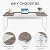 Amazon.com: Tribesigns 63" Modern Conference Table with Splicing Board ...