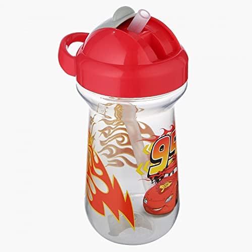 The First Years Disney/Pixar Cars Straw Sippy Cup with Flip Top for ...