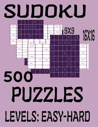 Sudoku For Adults 500 Puzzles: Large Print 8.5"x11" with Solutions ...