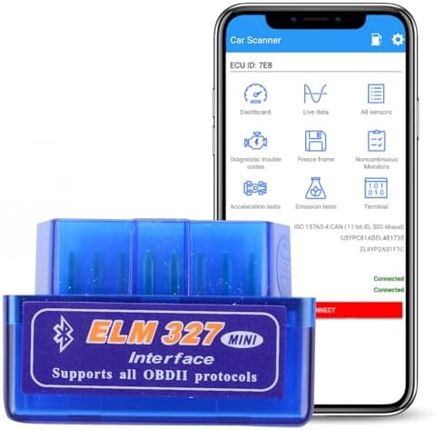 DETACHI Advanced Chipset Car Scanner OBD 2 Bluetooth, Car Fault ...