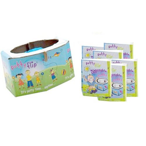 Amazon.com : Flip Potty - Disposable Travel Potty 1pk, 3pk, 6pk (Single ...