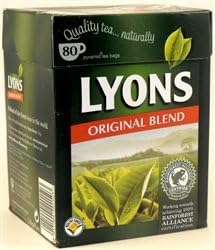 Amazon.com : Lyons Pyramid Tea, Original Blend, Tea Bagss, 80-Count ...