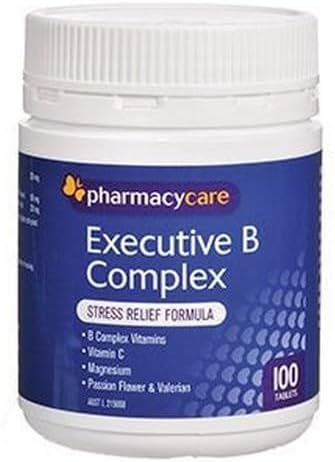 Pharmacy Care Executive B Complex 100 Tablets : Amazon.com.au: Health ...