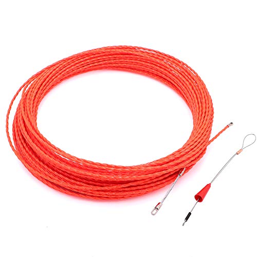 Snapklik.com : 130 Feet Fish Tape Wire Puller Through Wall Wire ...