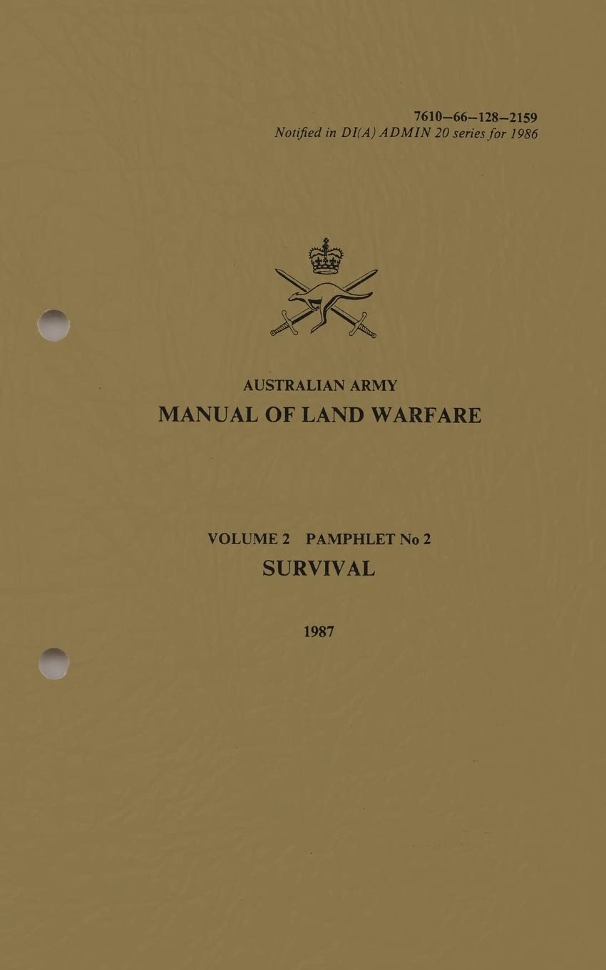 Australian Army Manual of Land Warfare Volume 2, Pamphlet No 2 ...