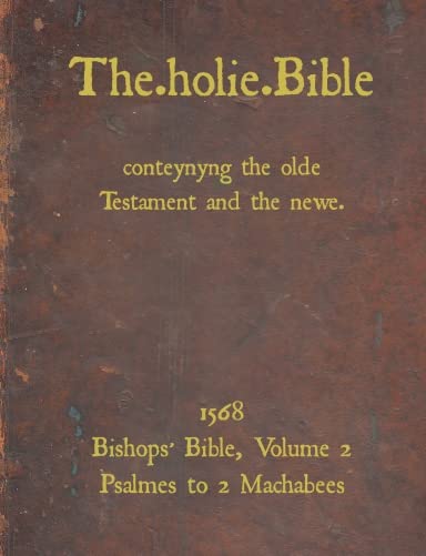 Bishops Bible 1568 - Vol 2: Bishops of England: Amazon.com: Books