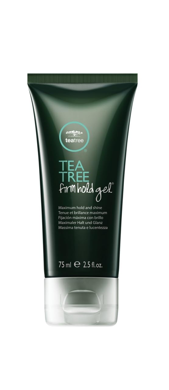Amazon.com: Tea Tree Firm Hold Gel, Hair Gel, Maximum Hold, High-Shine ...