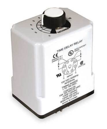 Amazon.com: Time Delay Relay, 120VAC, 10A, DPDT, 9 sec. : Automotive