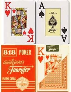 Fournier Deck of cards 818 Orange – TopToy